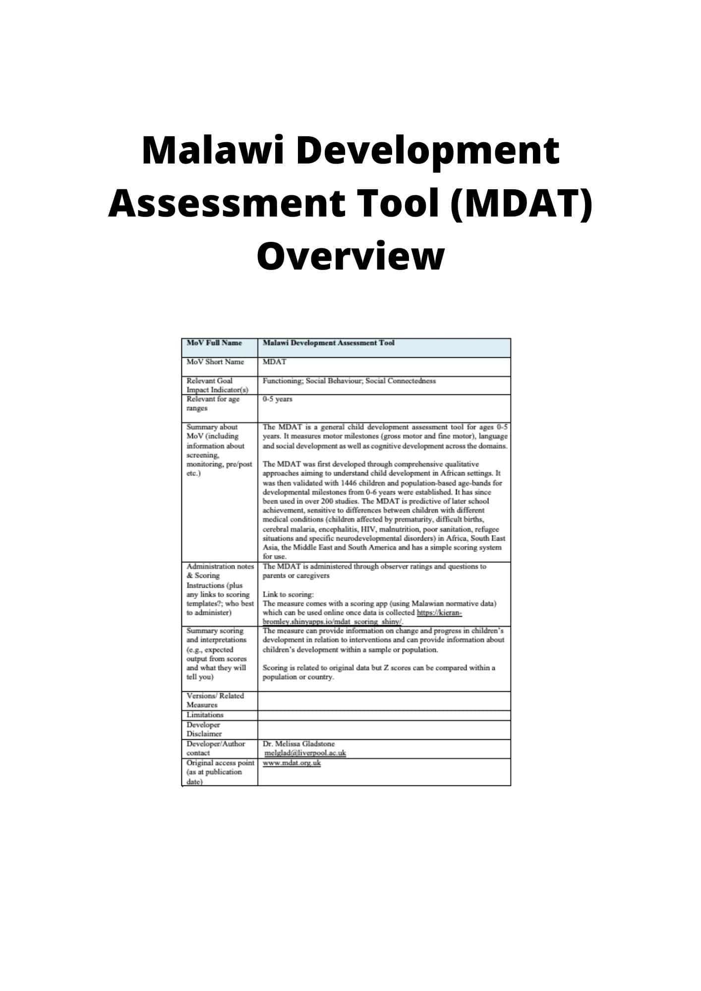 IASC MHPSS M&E FRAMEWORK MOV Toolkit - The MHPSS Network