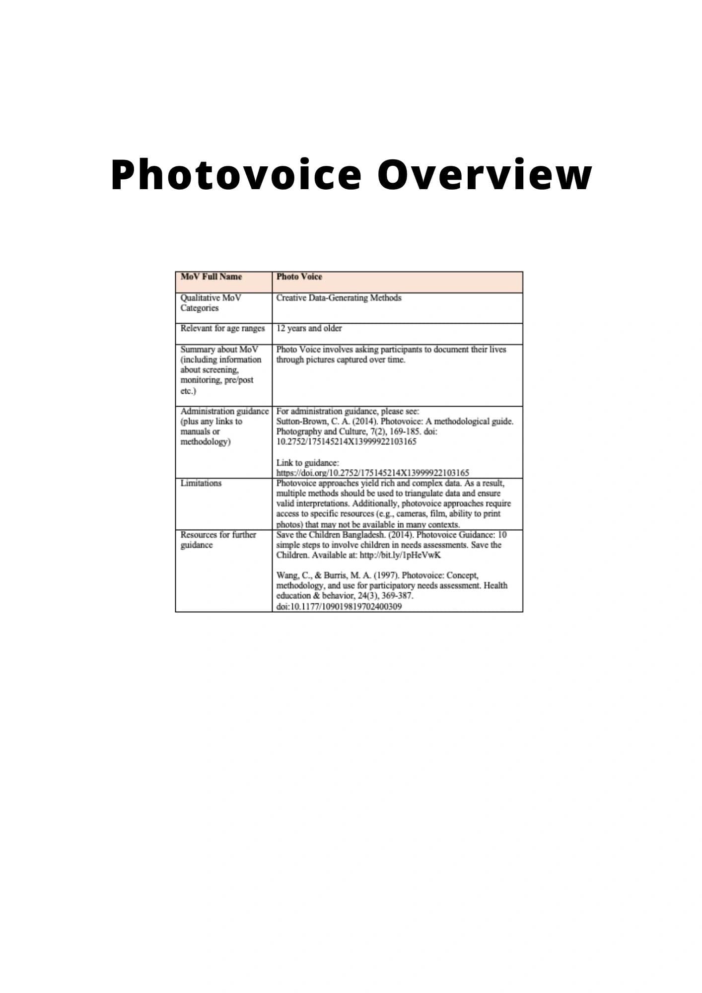 IASC MHPSS M&E FRAMEWORK MOV Toolkit - The MHPSS Network